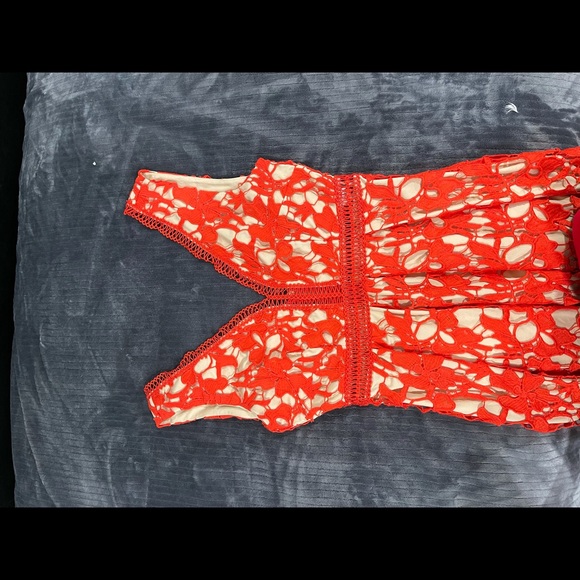 Gianni Bini | Dresses | Nwt Gianni Bini Orange Crochetlace Dress | Poshmark